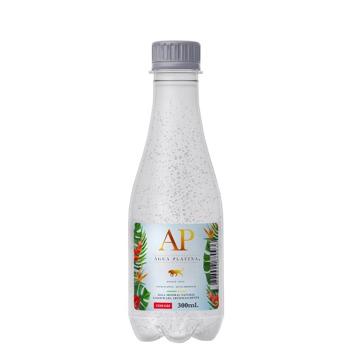 Água PLATINA 300ml com gás